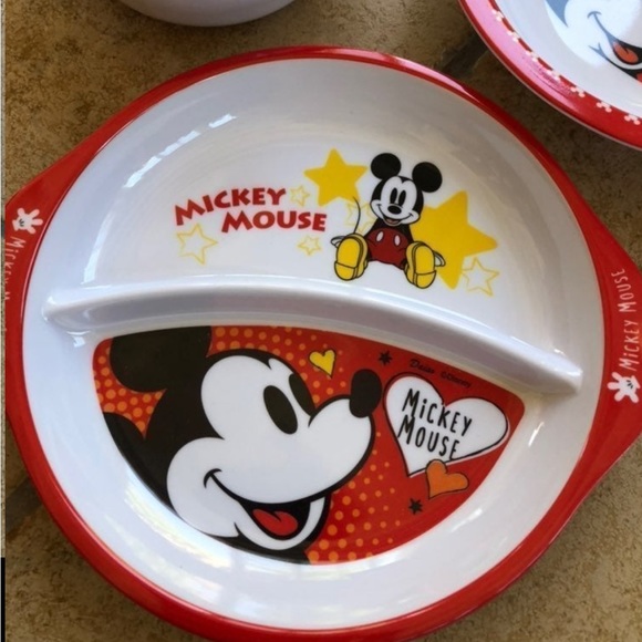 Disney | Accessories | New Mickey Mouse Dishware Plate Bowl Set | Poshmark
